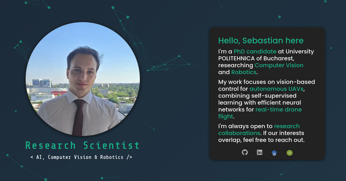 Sebastian Mocanu - AI Research Scientist & PhD Candidate